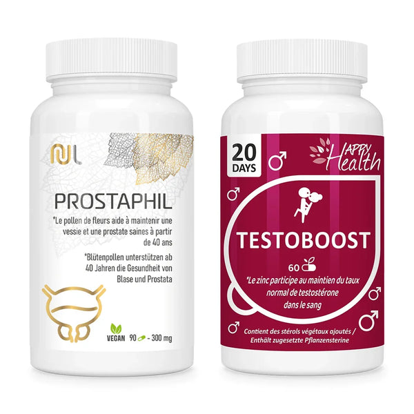 Prostaphil + TestoBoost vitalité sexuelle et confort urinaire ...